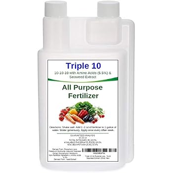 Amazon.com : Triple 10 All Purpose Liquid Fertilizer 10-10-10 with ...