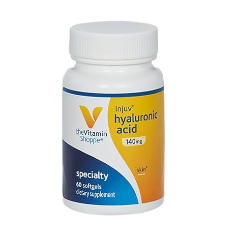 Amazon.com: The Vitamin Shoppe Injuv Hyaluronic Acid 140MG (Rooster ...