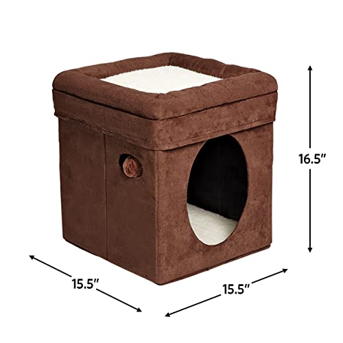 MidWest Homes for Pets 137-BR 'The Original' Curious Cat Cube, Cat ...