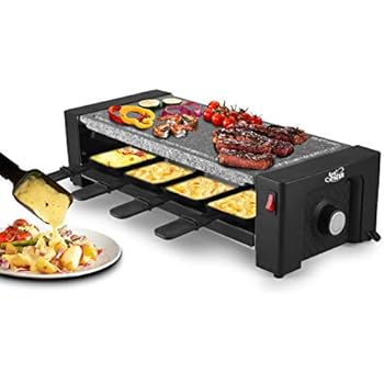 Amazon.com: Artestia Electric Raclette Grill with High Density Granite ...
