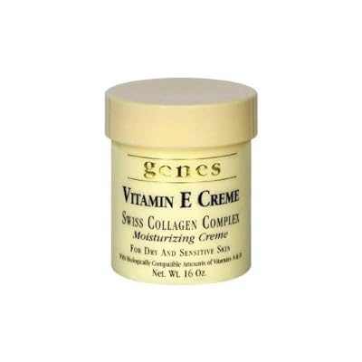 Genes Vitamin E Creme Swiss Collagen Complex Moisturizing Creme for Dry ...