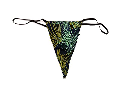 Buy Victoria's Secret Very Sexy Mini V-String Panty, Small, Blue Palm ...