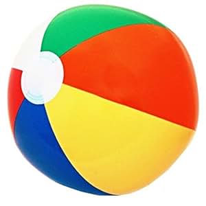 Amazon.com: Set of 12 Inflatable Beach Balls Size 12". This Beach Ball ...