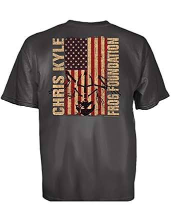Amazon.com: Chris Kyle Frog Foundation T-Shirt - American Sniper Legacy ...