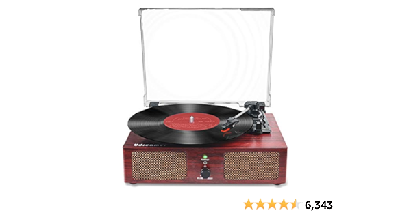 Record Player for Vinyl with Speakers Wireless Turntable for Records ...