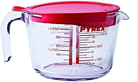 pyrex Measure Jug with Lid, (1L) price in Egypt | Amazon Egypt | kanbkam