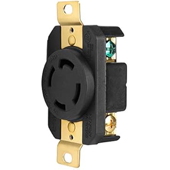 TNP L14-30R Twist Lock Receptacle 125/250V 30A UL Listed Flush Mounting ...