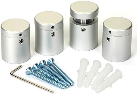 Acrylic Panel Edge Grip Side Clamp Standoffs Pack of 4 for Glass Panel ...