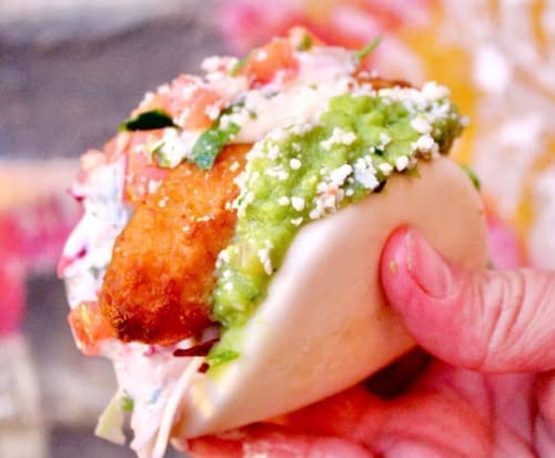 Bao Buns Pre-Cooked 24 Count Steamed Asian Buns Gwa Taiwanese Hamburger ...