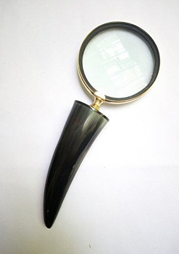 Buy Antique Handheld Magnifier with 3 inch Premium Brass Framed ...