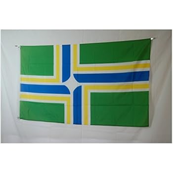 Amazon.com : PORTLAND FLAG, 3'x5' city of portland, oregon state ...