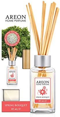 Areon Home Perfume Reed Diffuser 85ml 10 Rattan Reeds - Spring Bouquet ...