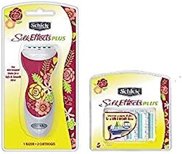 Schick Silk Effects Plus Razor With Refills (Total of 7 Cartridges ...