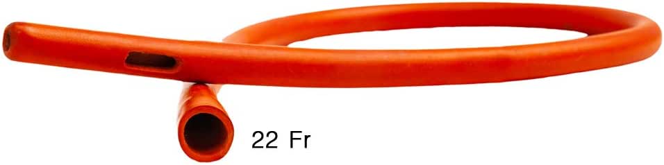Amazon.com: HealthAndYoga(TM) Rubber Colon Tube - Open End 22 FR ...