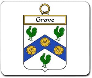 Amazon.com: Grove Family Crest Coat of Arms Mouse Pad : Office Products