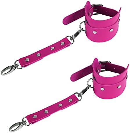 BBOHSS Women's Leather Body Wrist Lock Harness Punk Wrist Lock Harness ...