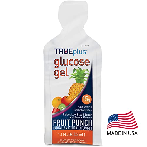 TRUEplus® Glucose Gel, Fruit Punch Flavor - Gel Pouch - 6 Pack | Pricepulse