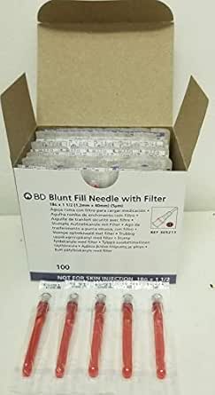 Blunt Fill with Filter 18G x 1.5" (100 Count) 305211 Qty 100 per Box (NO SALES TAX) : Amazon.ca ...