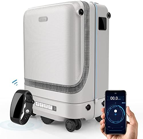 Auto Following Smart Luggage, 20 Inches Expandable Luggage with Anti ...