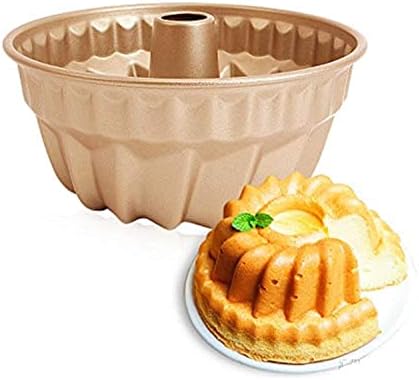 OBAY Nonstick Bundt Cake Pan for 6 Quart instant pot, Heavy-duty Fluted ...