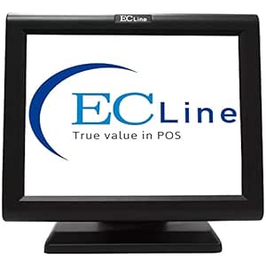 Monitor touch screen led Ec Line 15 ec-ts-1510 tft pos: Amazon.com.mx ...