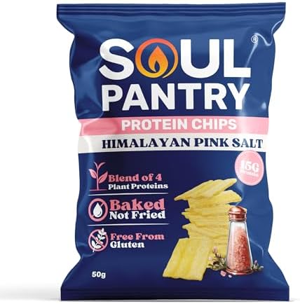 Himalayan Pink Salt Chips - Pack of 1 | High Protein Chips, Low Calorie ...
