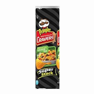 Amazon.com: Pringles Potato Crisps Super Stack Restaurant Cravers ...