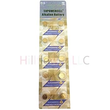 Amazon.com: Camelion AG5 Button Cell Batteries, Alkaline Button Battery ...