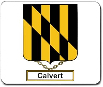 Amazon.com : Calvert Family Crest Coat of Arms Mouse Pad : Office Products