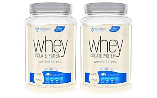 Integrated Supplements Whey Isolate Protein, Premium Flavor Vanilla, 2 ...