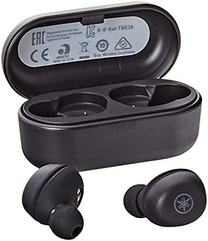 Yamaha TW-E3A Bluetooth Earphones - True wireless earphones, 6 hours playback time on one charge ...