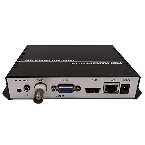 ISEEVY H.264 AVC 1080P Video Decoder with HDMI VGA CVBS Output for ...