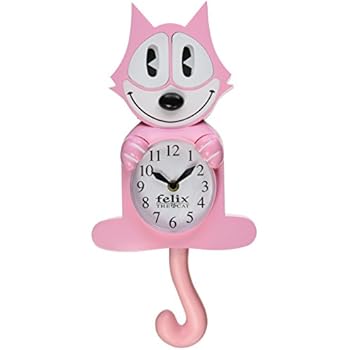 Amazon.com: Authentic Cartoon Collectible Felix The Cat Wall Clock w ...
