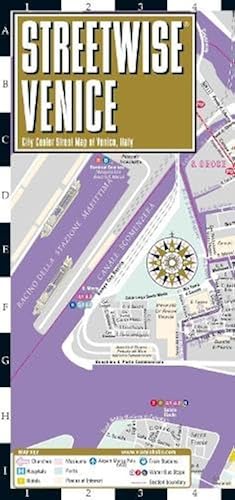 Streetwise Venice Map: Laminated City Center Street Map of Venice ...