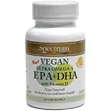 Amazon.com: Spectrum Essentials Vegan Ultra Omega-3 EPA + DHA Softgels ...