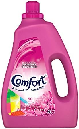 Comfort Concentrated Fabric Softener Orchid & Musk, 2 litres price in UAE | Amazon UAE | kanbkam