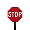 SmartSign “STOP” MUTCD Sign | 18" 3M High Intensity Grade Reflective ...