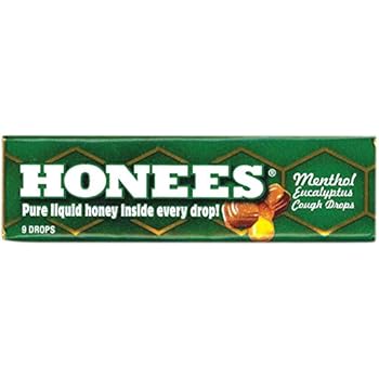Amazon.com: Honees Original Honey Menthol Cough Drops, 20 Count Bag: Health & Personal Care