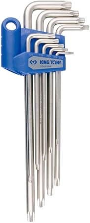 KING TONY 20419PR Long Set of Allen Keys 8-40 ® in Case Set of 9: Buy ...