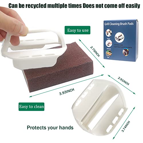 Emery Sponge,Upgrade 9Pcs Set with Handle Nano Carborundum Sponge for ...