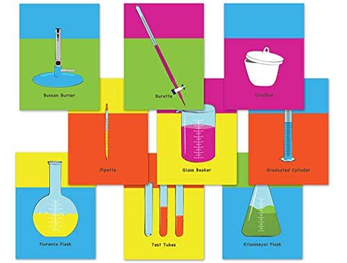 Amazon.com: Science Tools STEM Poster Set. Vibrant Scientific ...