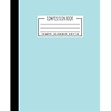 Composition: Light Blue Composition Notebook College Ruled, 400 Pages ...