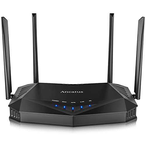 Ancatus-WiFi 6 Router AX1800, 1.8G Dual Band WiFi Router, Gigabit ...