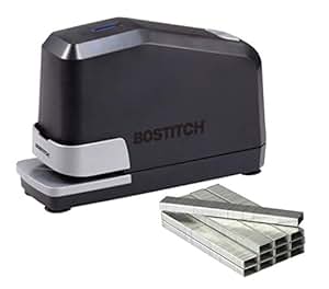 Bostitch B8 Impulse 45 Sheet Electric Stapler & Staples Pack, Black ...