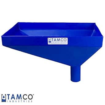 20" x 13" Rectangular Blue Heavy Duty Tamco Linear Low Density Plastic ...