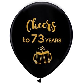 Amazon.com: 73rd Birthday Decorations Party Supplies Happy 73rd ...