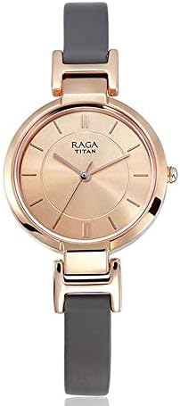 سعر ساعة يد جلد كاجوال دائرية انالوج بعقارب مقاومة للماء للنساء راجا ...