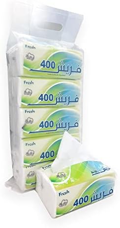 Fresh Nylon Facial Tissue 400 Sheets Soft Fluffy Tissue With 400 Sheets ...