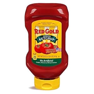 Amazon.com : Red Gold Tomato Ketchup, 20oz Bottle (Pack of 16 ...