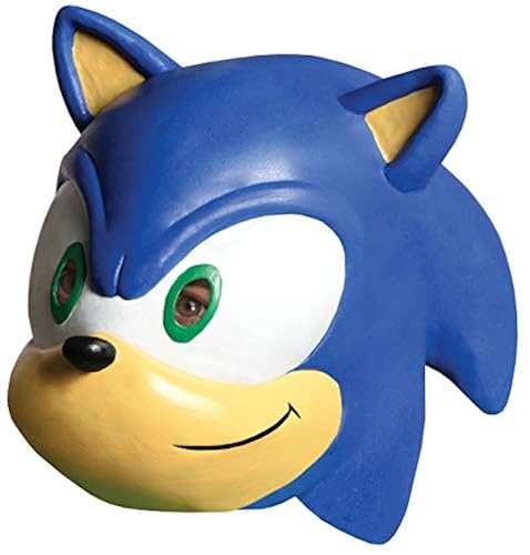 Sonic The Hedgehog Sonic 3/4 Vinyl Mask in Saudi Arabia | Whizz Masks